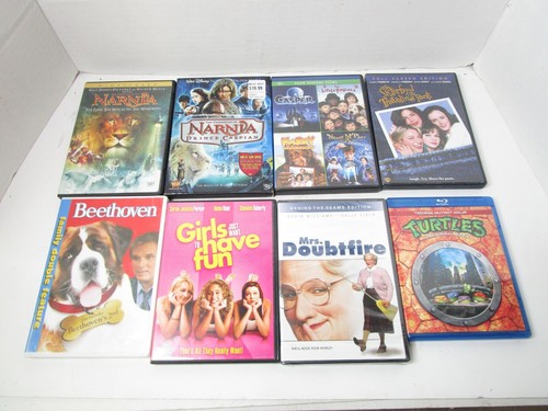 Lot 8 Preowned DVD BRa 11 Movies Turtles Narnia Beethoven Nanny McPhee ...