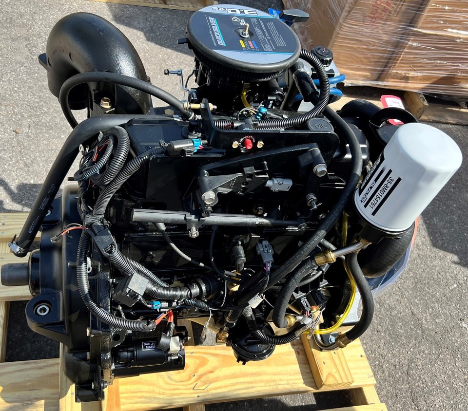 Mercury/ MerCruiser 3.0L TKS / 135 HP Alpha Sterndrive Engine: 1-Year ...