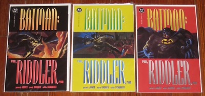 Batman Run, Riddler, Run #1-3 Complete - DC Comics 1992 - 1st Print NM ...