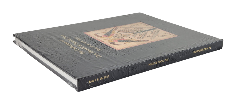2022 Donald & Patricia Herr Pook & Pook Auction HC Book Fraktur Folk ...