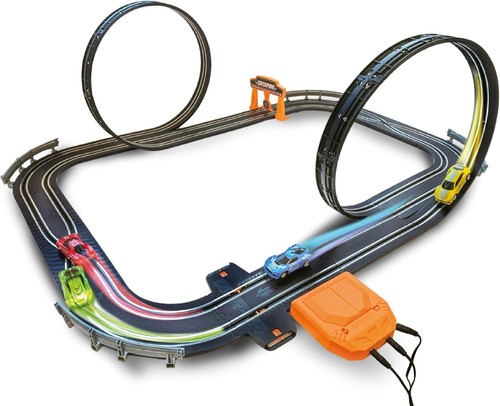 Slot Car Race Track Set Electric Powered Race Track Dual Racing Car ...