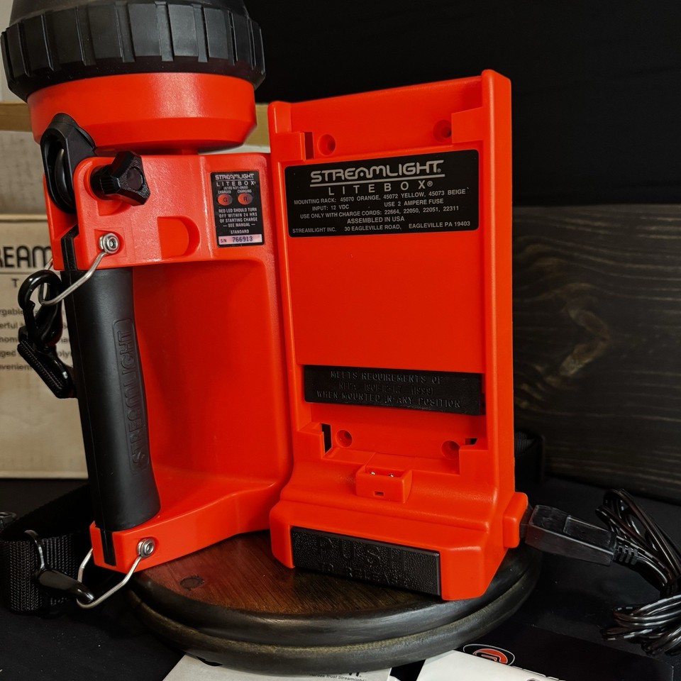 Streamlight Litebox Flashlight And Charger Needs Battery | eBay