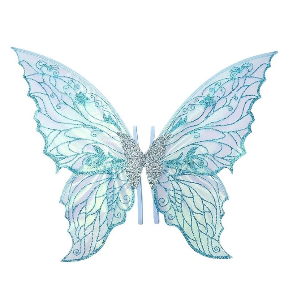 Sparkling Organza Butterfly Fairy Wings Elf Wings Costume Princess ...