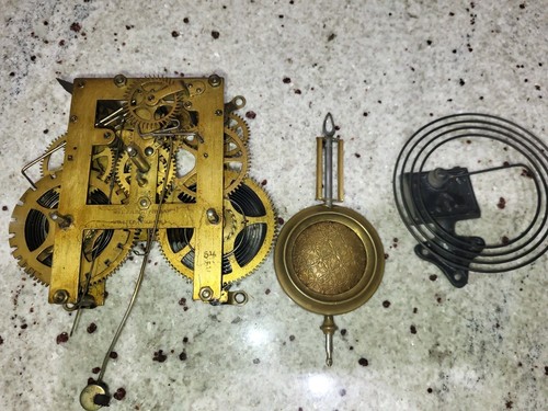 Antique Gilbert Clock Movement Parts Lot # 44 | eBay