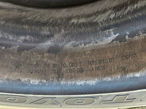 2013 Fleetwood Bounder Ford F53 22.5x7.50 Aluminum 8Lug Wheel 44616 ...