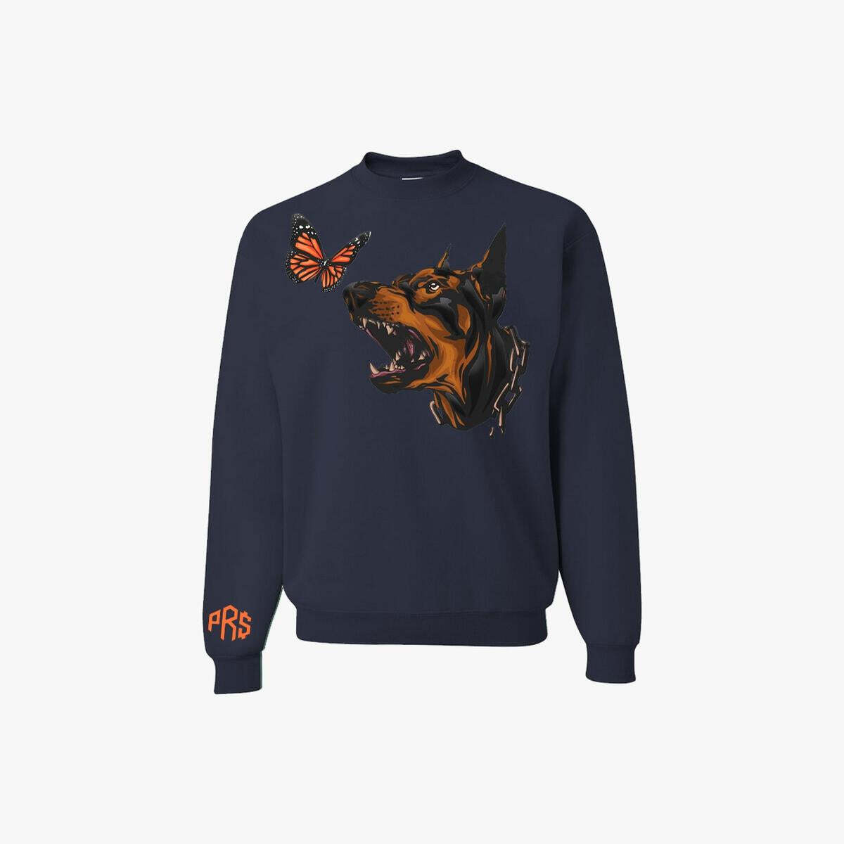 Yves Crewneck - STREETWEAR DOBERMAN DOG | eBay