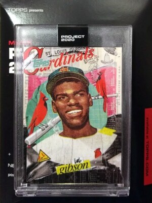Topps Project 2020 Bob Gibson by Tyson Beck #70 | eBay