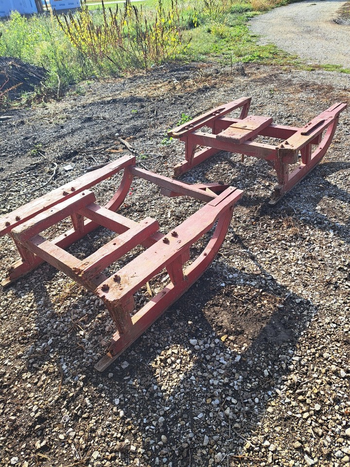 Antique Horse Drawn Logging Sled Barn Find | eBay