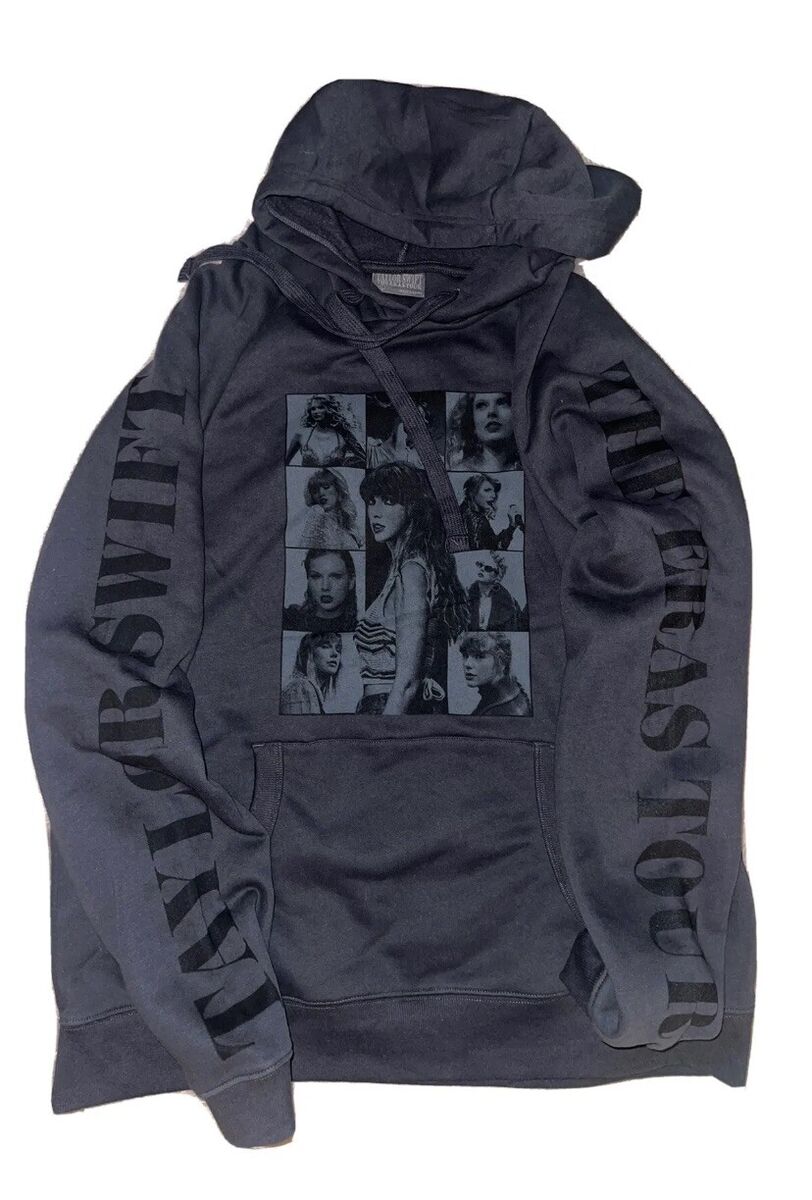 Taylor Swift The Eras Tour Official Merch Black Hoodie Taylor Swift The Eras Tour Official Merch Black Hoodie