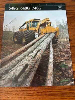 John Deere 548G 648G 748G Skidder Brochure FCCA24 | eBay