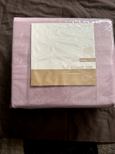 New Room Essentials Full Sheet Set Pink (Sealed In Package) | eBay