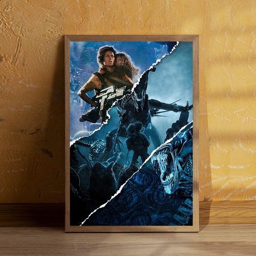 Aliens Movie Poster 20x30" 24x36" Custom Art Canvas Print Poster | eBay