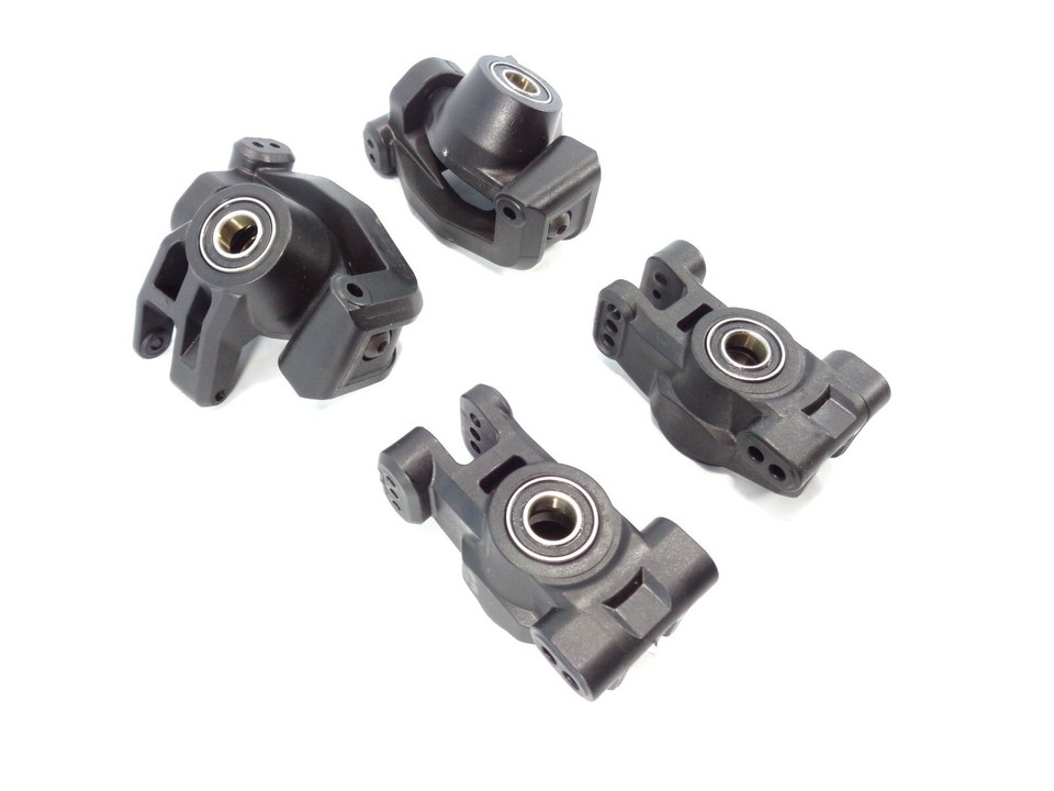 Traxxas Sledge Steering Knuckles Axle Carriers Caster Blocks Hubs ...