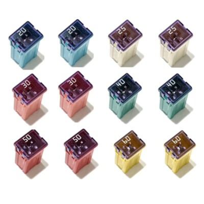 J Case Fuses Multi Pack of 20A 25A 30A 40A 50A 60A | 12 Total Fuses ...