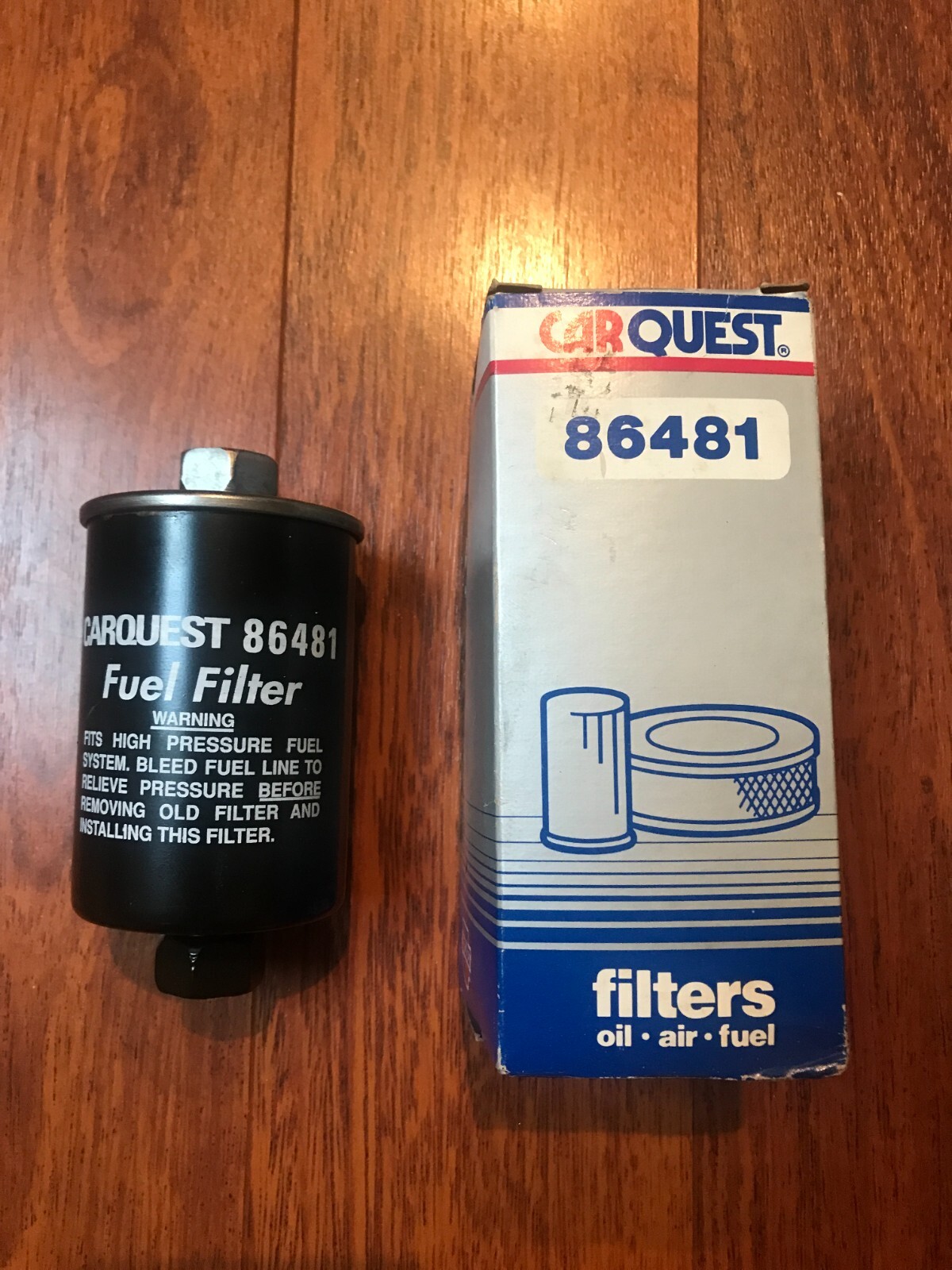 CARQUEST 86481 - Fuel filter cross reference