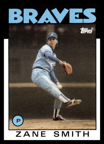 1986 Topps #167 Zane Smith Atlanta Braves Baseball Card | eBay