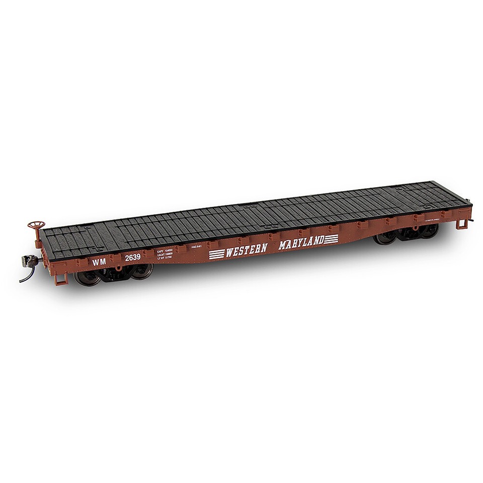 Evemodel Trains 1 Unit HO Gauge 52' Flat Car 1:87 52ft Container ...
