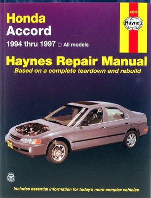 Accord 94-97 Revue technique Haynes HONDA Anglais Etat - NEUVE PORT ...