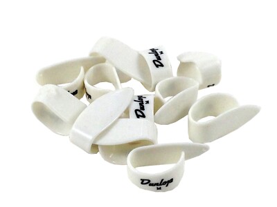 Dunlop Thumb Picks 12 Pack White Medium Left Handed 9012R | eBay