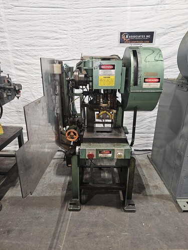 15 Ton Rousselle Punch Press Air Clutch Air Brake 2" Stroke Vari-Speed ...
