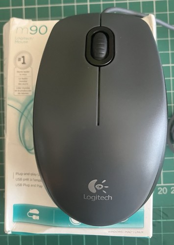 Logitech M90 Wired USB Optical 3-button Mouse 810-002147 | eBay