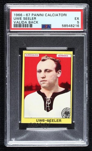 1966-67 Panini Calciatori Valida Back Uwe Seeler PSA 5 | eBay