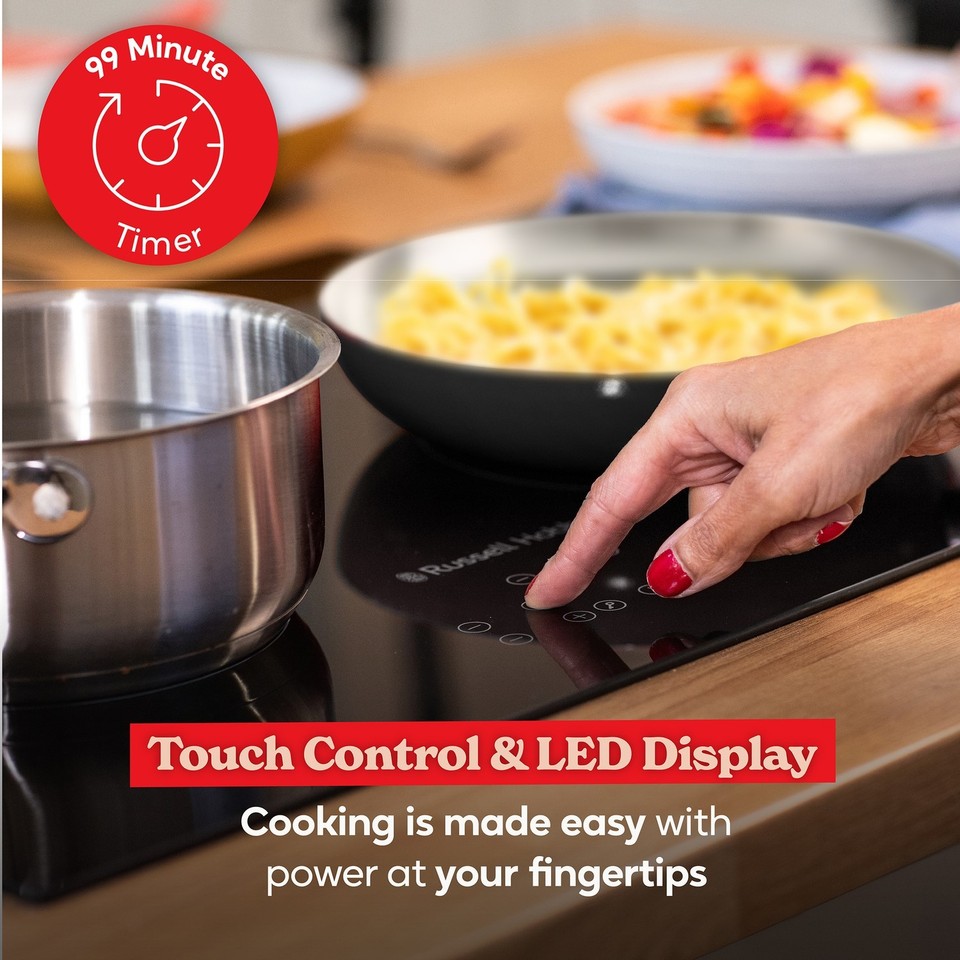 Russell Hobbs RH60IH413B Refurbished 59cm 4 Zone Induction Hob wi A1 ...