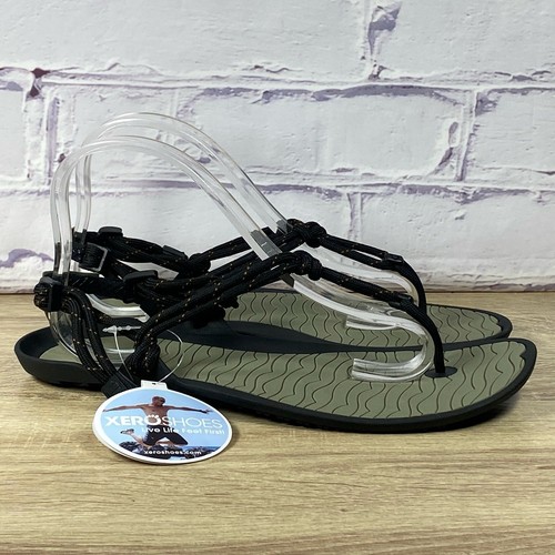 Xero Aqua Cloud Barefoot Sandals Men's Size 10 Vetiver Green Black Trail Hiking | eBay