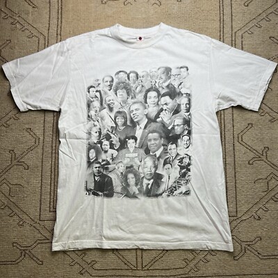 Vintage Black History Obama MLK Malcolm X Nelson Mandela Rosa Parks T ...