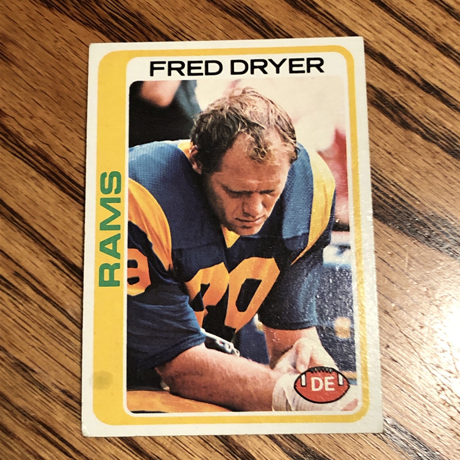 1978 TOPPS FRED DRYER #366 LOS ANGELES RAMS FOOTBALL CARD | eBay