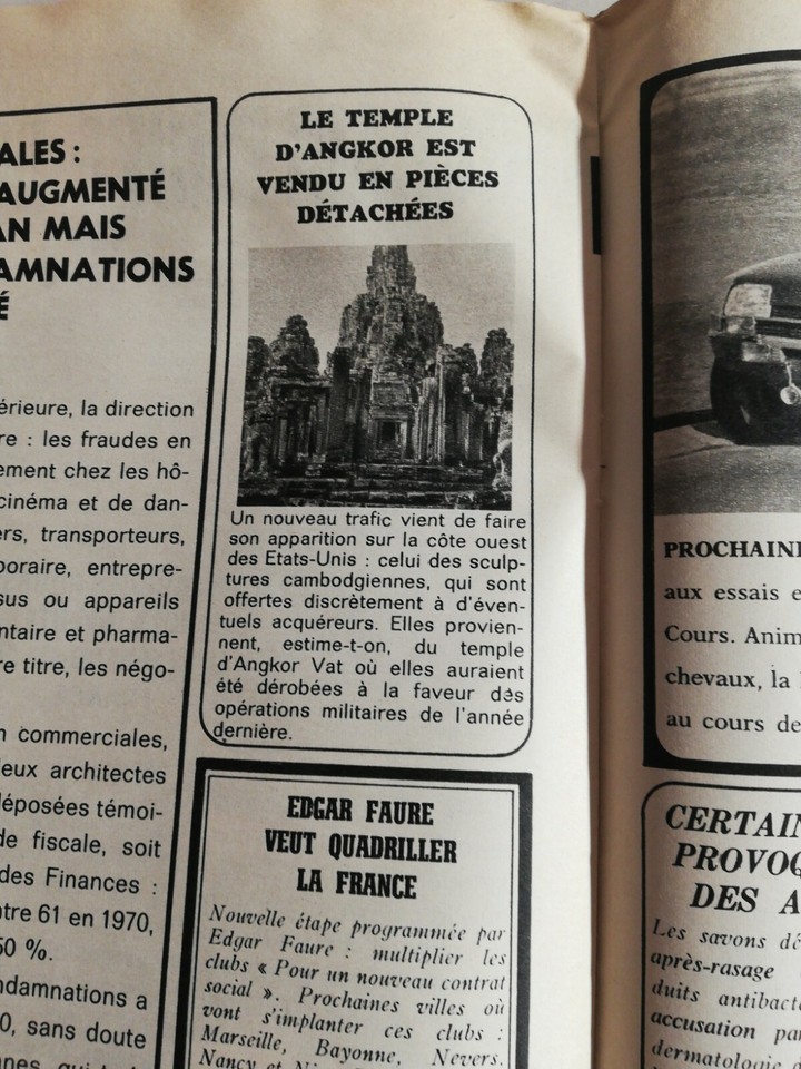 N1716 Magazine Paris-Match No.1195 1 april 1972 Jesus idol, Angkor sold ...