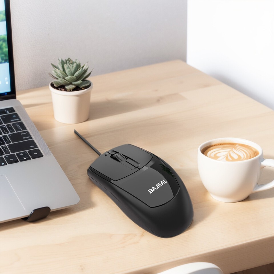 USB Wired Mouse Gamer PC Laptop Computer Mice 3-Button 1000DPI Office ...