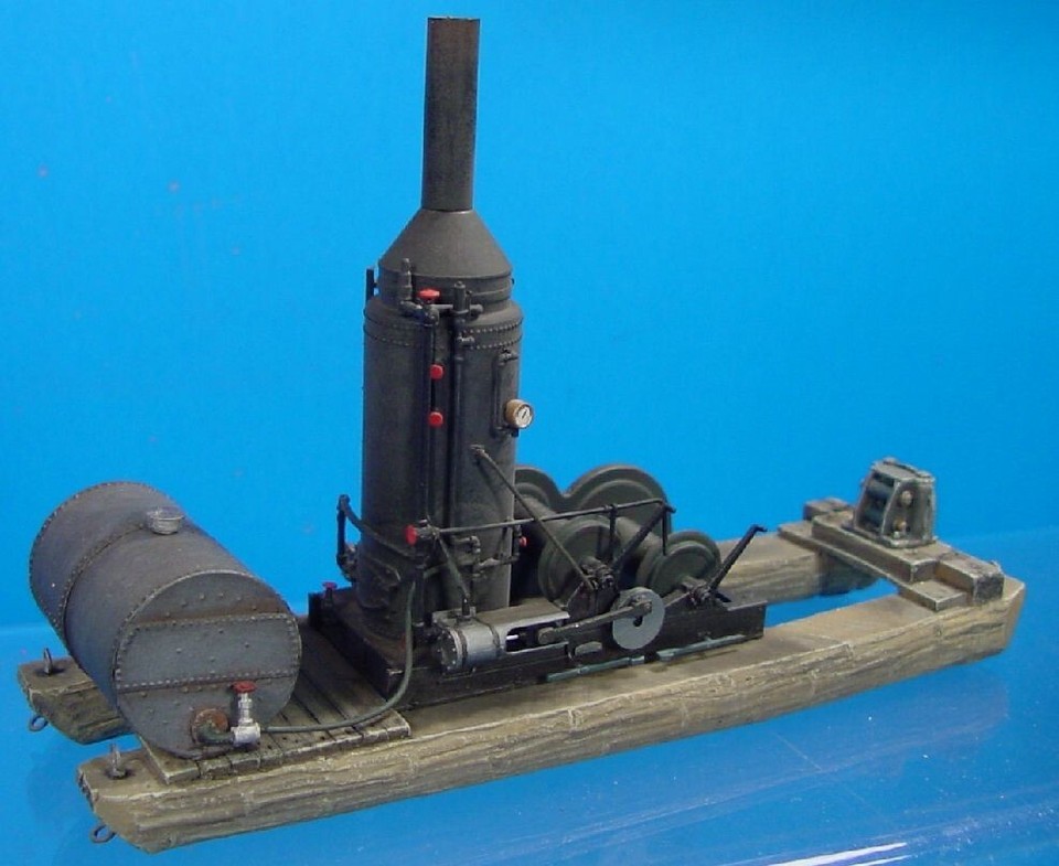 O SCALE On3/On30 DONKEY SLED WITH DETAILS KIT FOR BACHMANN SPECTRUM LOG ...