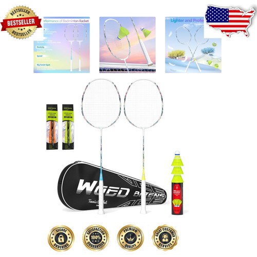 Lightweight Camouflage Carbon Fiber Badminton Rackets for All Skill ...