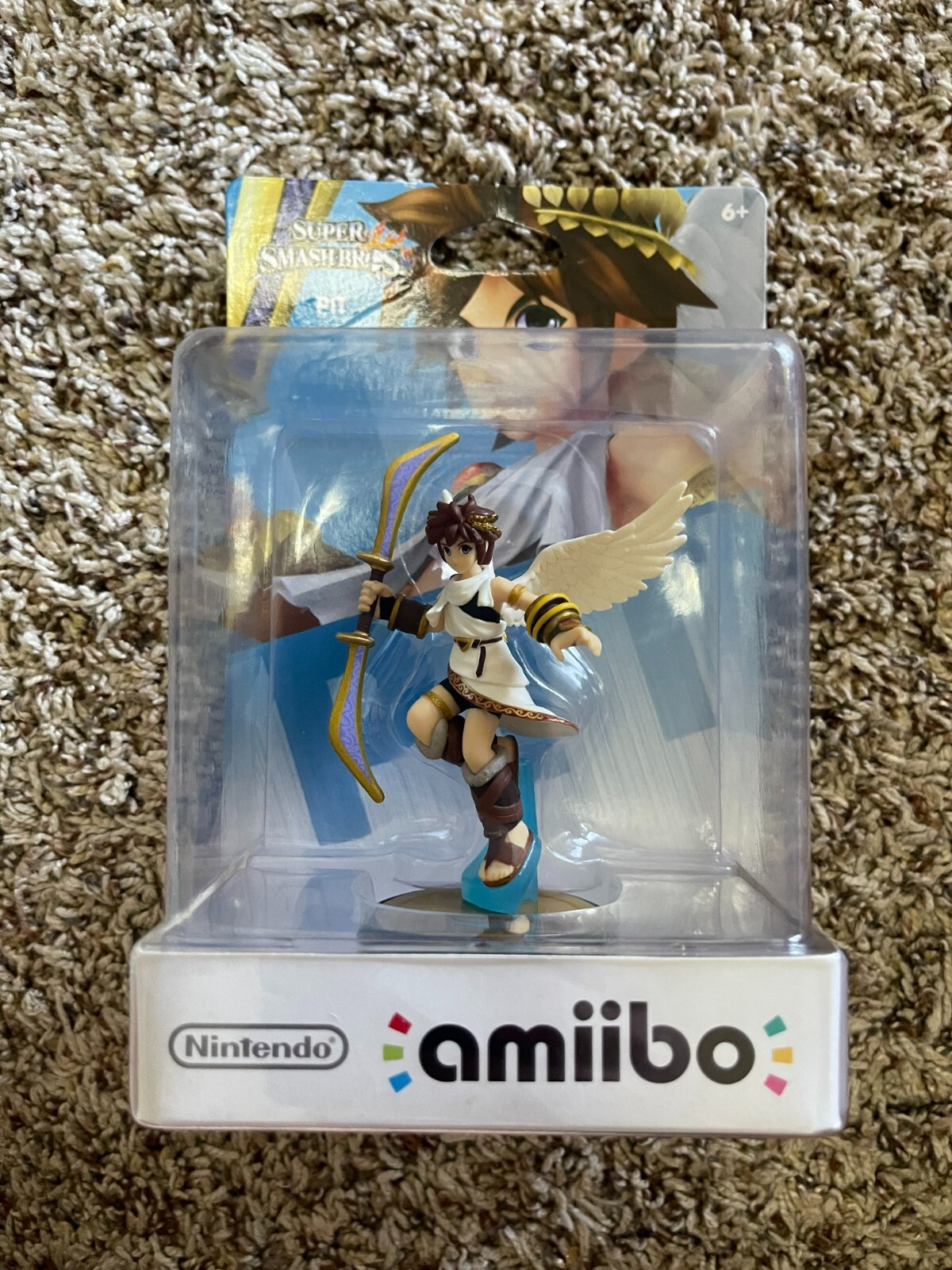 Nintendo Amiibo Pit Figure Super Smash Bros Wii U (kid Icarus) US ...