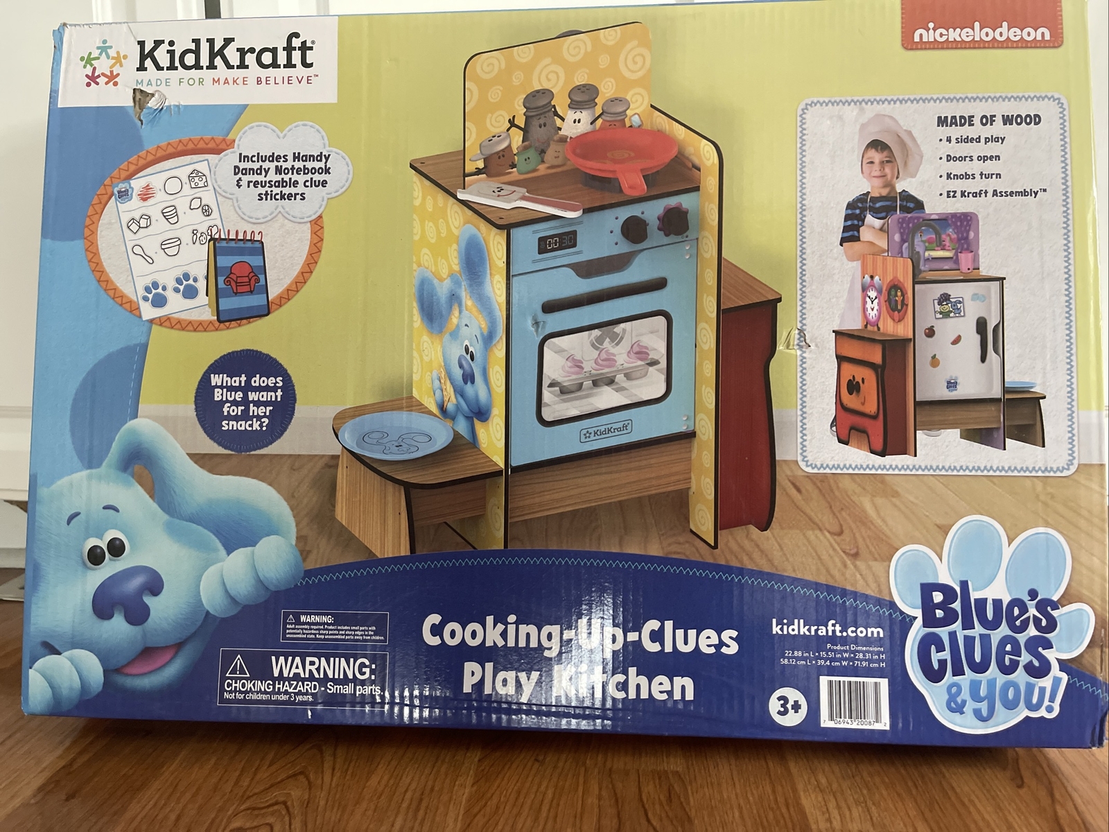 Blue's Clues & You! Cooking Up Clues Wooden Play Kitchen Handy Dandy ...