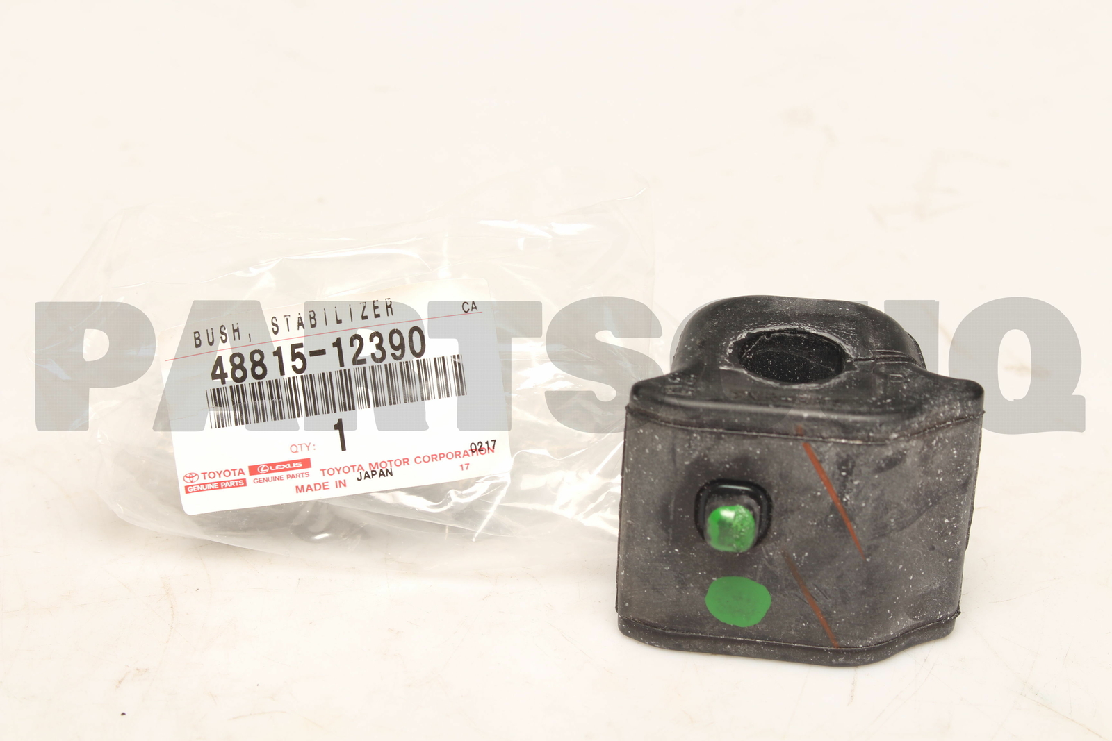 4881512390 Genuine Toyota BUSH, FRONT STABILIZER BAR, NO.1 48815-12390 ...