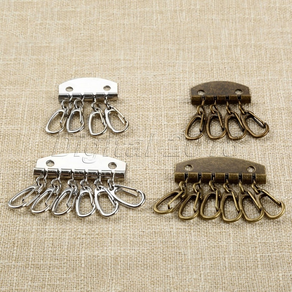 1/5pcs DIY Key Holders Keyring Key Row Rivet Hook For Leather Bag Craft ...