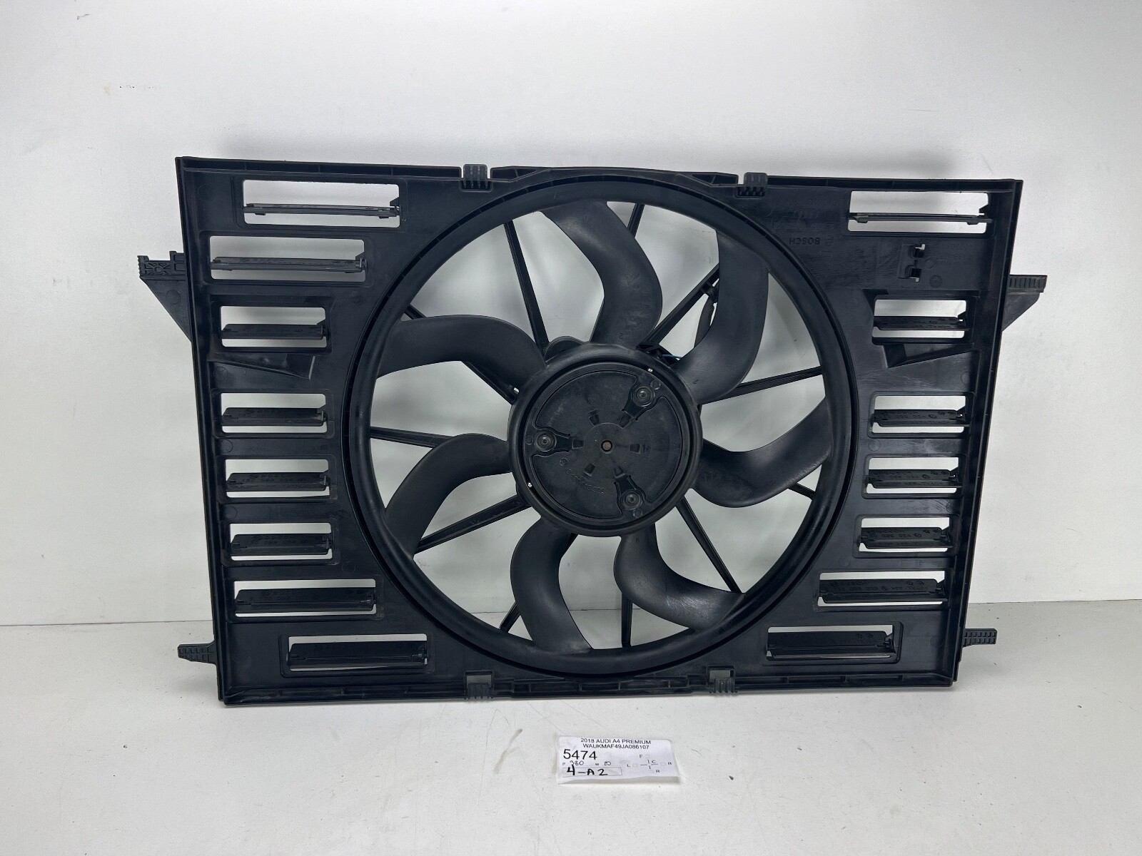 Audi Front Radiator Condenser Cooling Fan OEM 8w0121003 for sale online ...