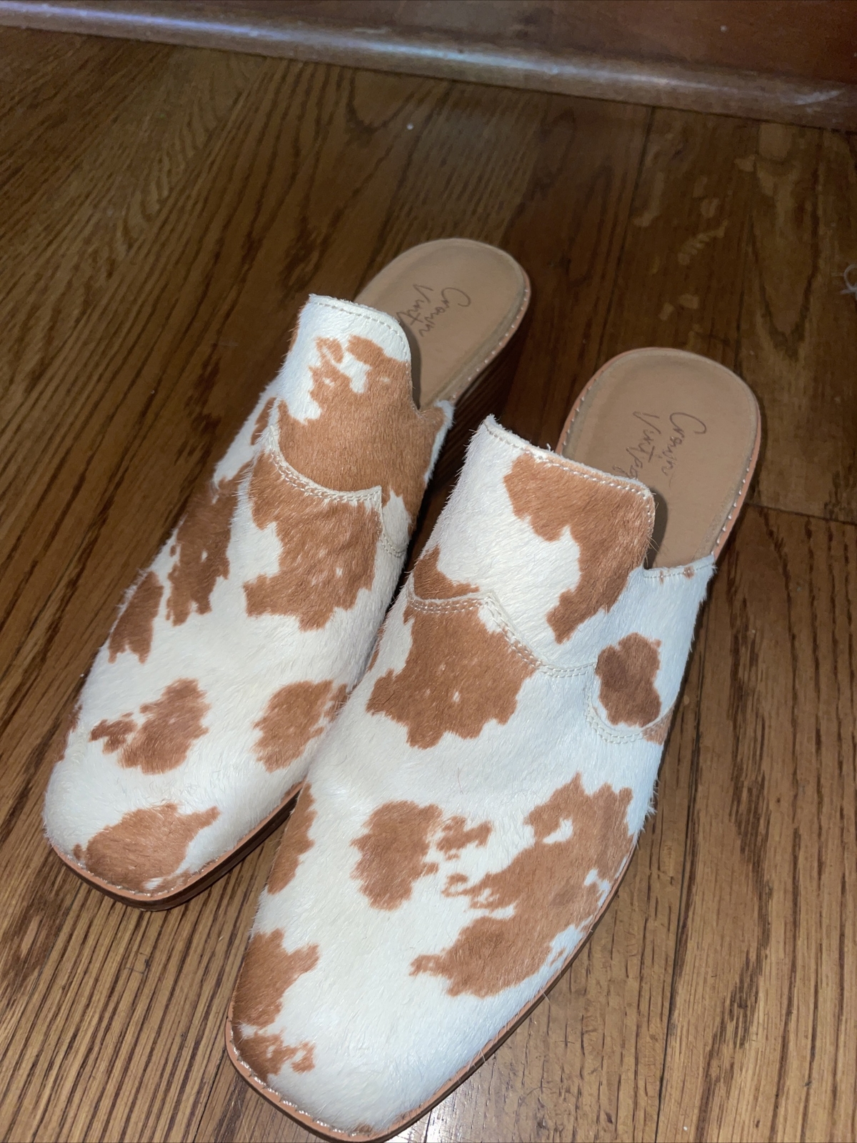 Cow Print Heels - Gem