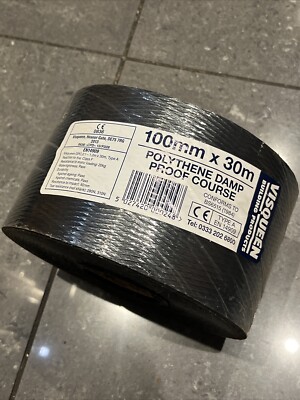 Visqueen Polythene Damp Proof Course 100mm x 30m Type A | eBay UK