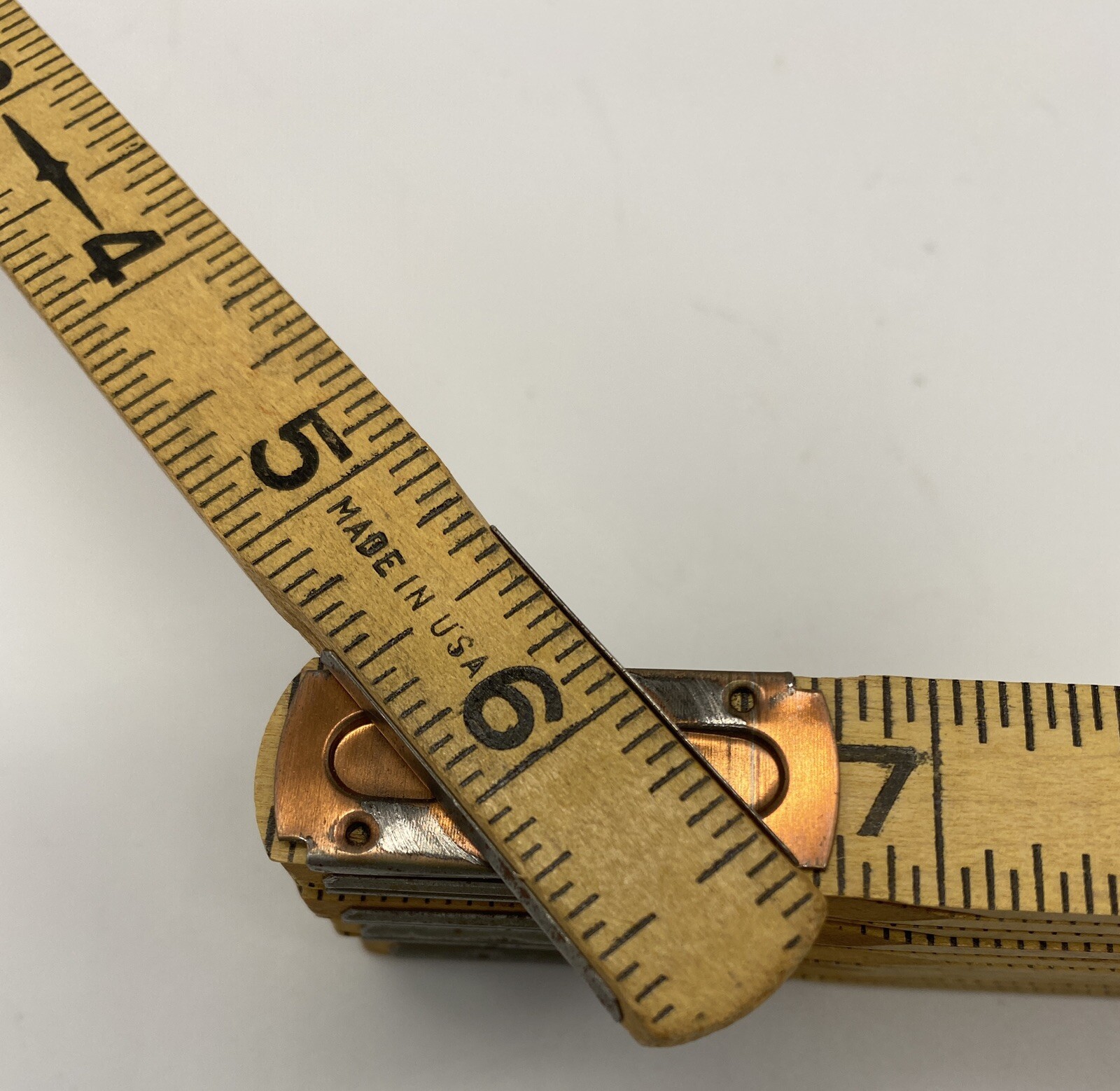 Oxwall Wooden Folding Tape Measure Extension Jointed Ruler Made In USA ...