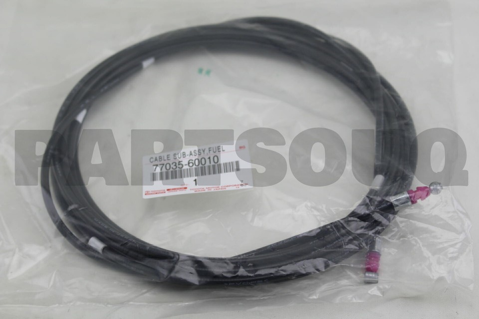 7703560010 Genuine Toyota CABLE SUB-ASSY, FUEL LID LOCK CONTROL 77035 ...
