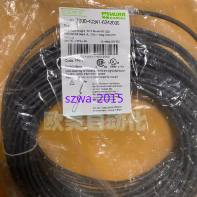 1pcs New MURR 7000-40341-6342000 M12 extension cable 20M | eBay