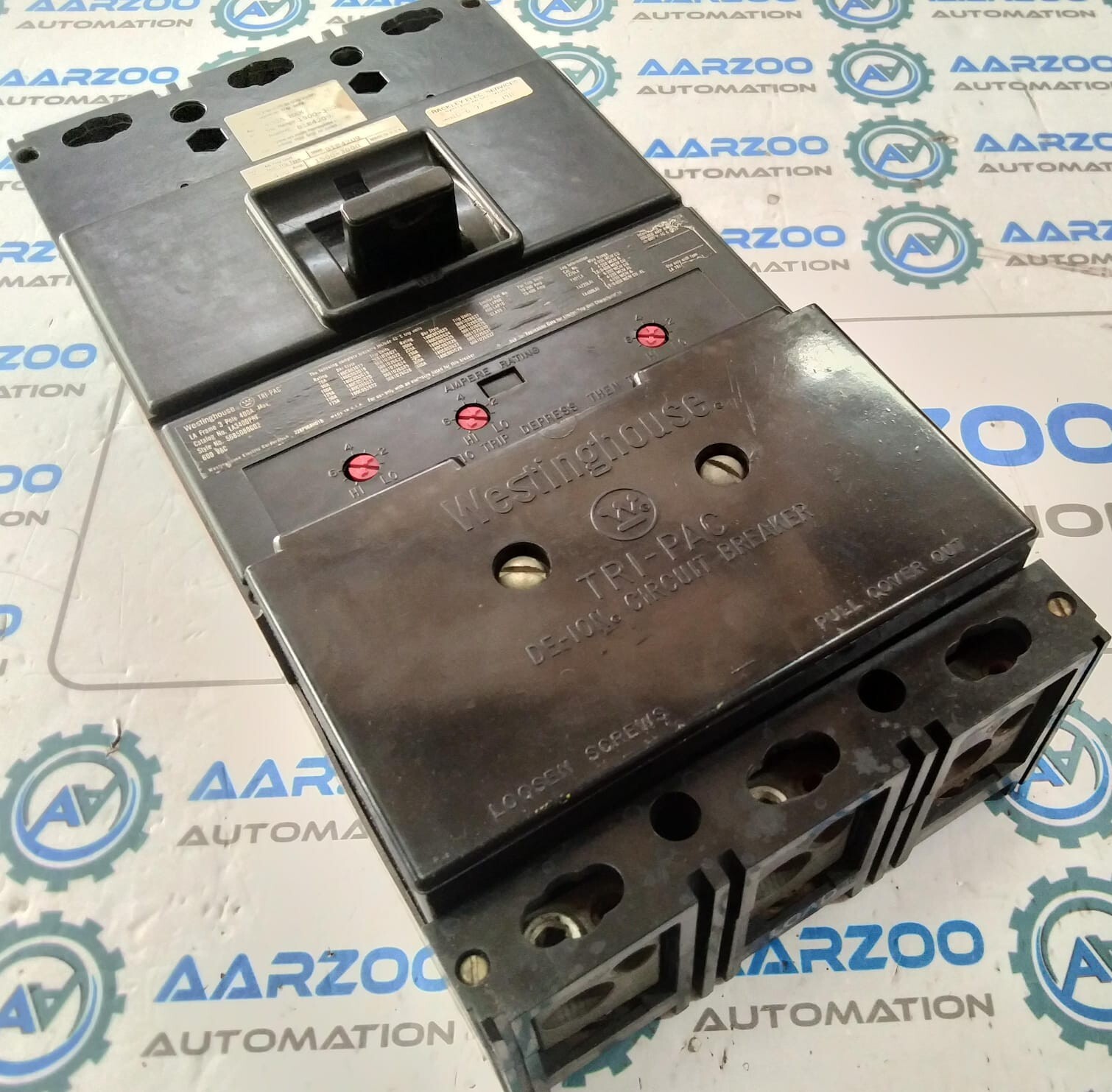 New Westinghouse 400A 3P Circuit Breaker LA3400PRF Tri-Pac 600VAC ...