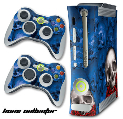 Skin Decal Wrap for Xbox 360 Original Gaming Console & Controller ...