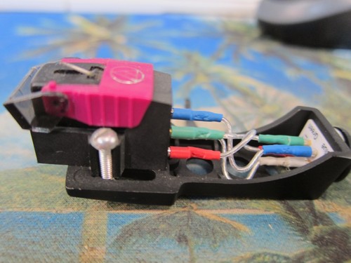 Audio Technica AT-14S MM Phono Cartridge,Shibata Stylus,Headshell, Low ...