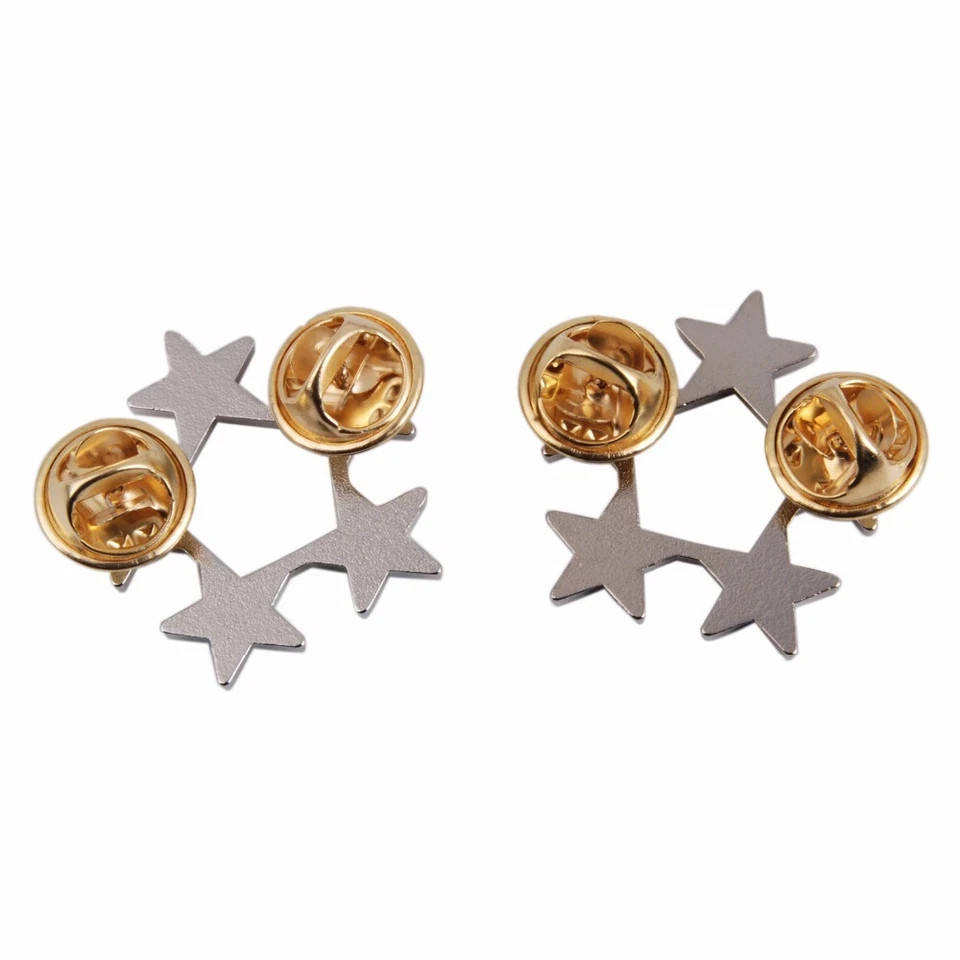 US MILITARY ARMY AIR FORCE FIVE STARS GENERAL RANK BADGE PIN INSIGNIA ...