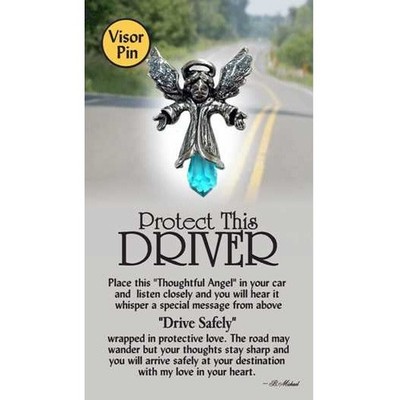 Thoughtful Little Angel Card Protect This Driver 9144 Angel Pin with ...