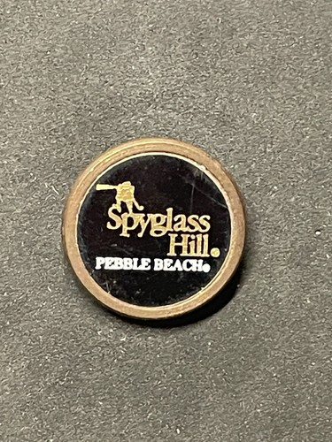 Spyglass Hill Golf Course 3/4" Brass Stem Golf Marker - Pebble Beach ...